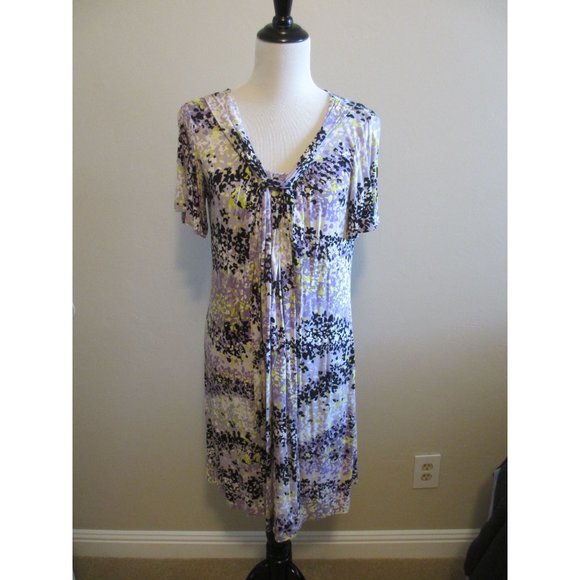 Soma | Intimates & Sleepwear | Soma Purple Black Yellow Mid Length ...